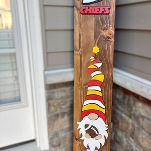 3D Football Gnome Porch Leaner, Sign, Team Sign - Etsy