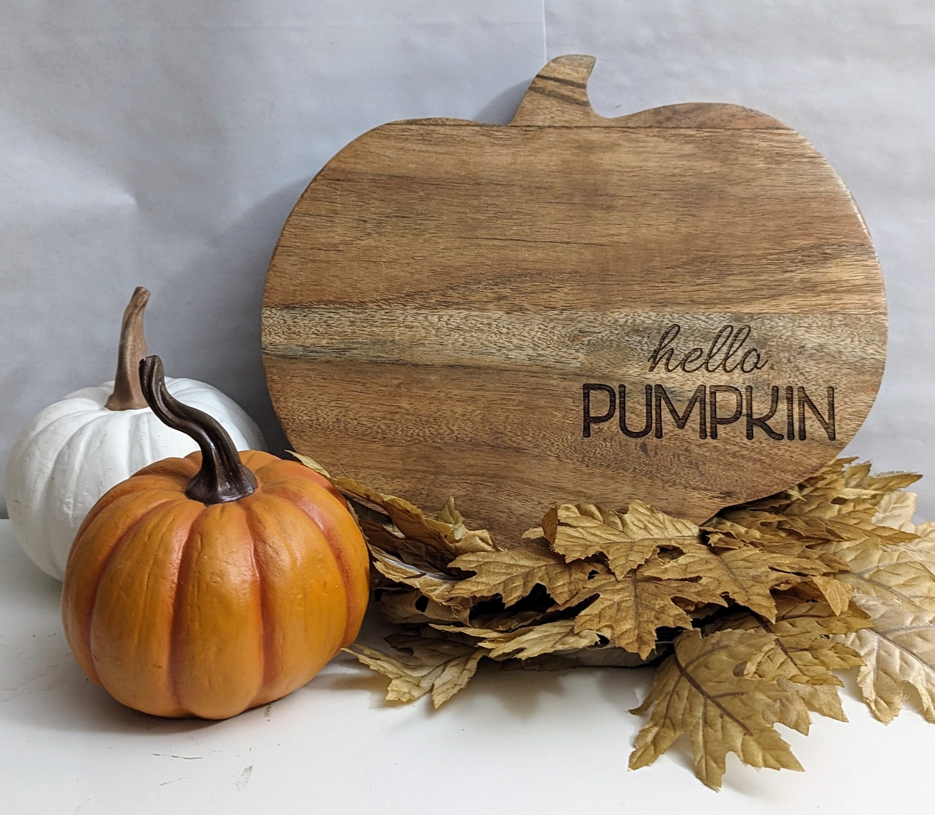 Pumpkin Cutting Board, HELLO PUMPKIN Cutting Board - Etsy