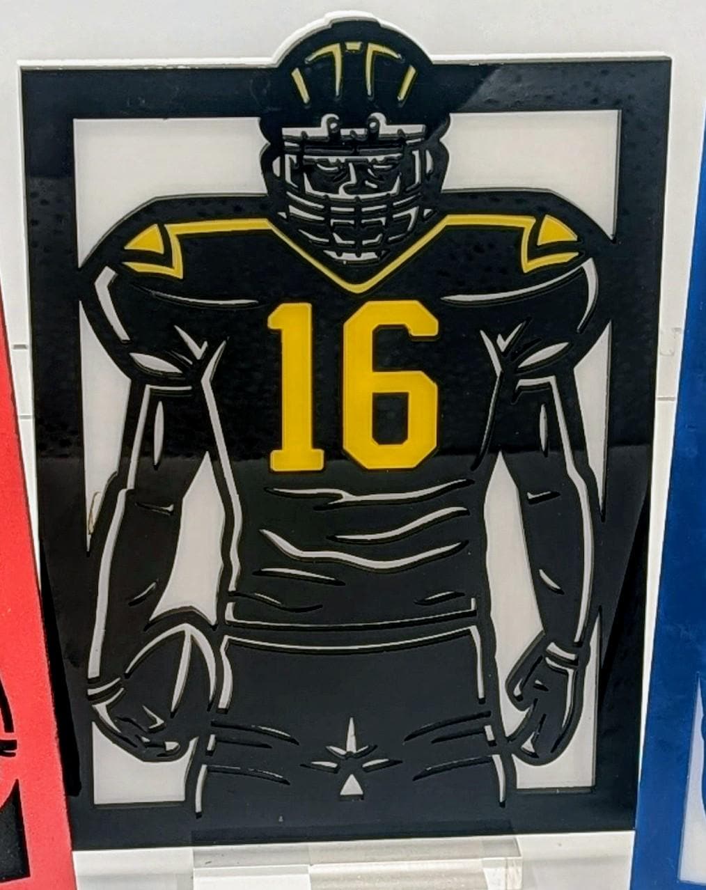 Custom Football Player Signs - Personalized Team Spirit Plaque - Etsy