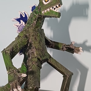 Cardboard Godzilla Statue - Etsy