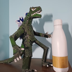 Cardboard Godzilla Statue - Etsy