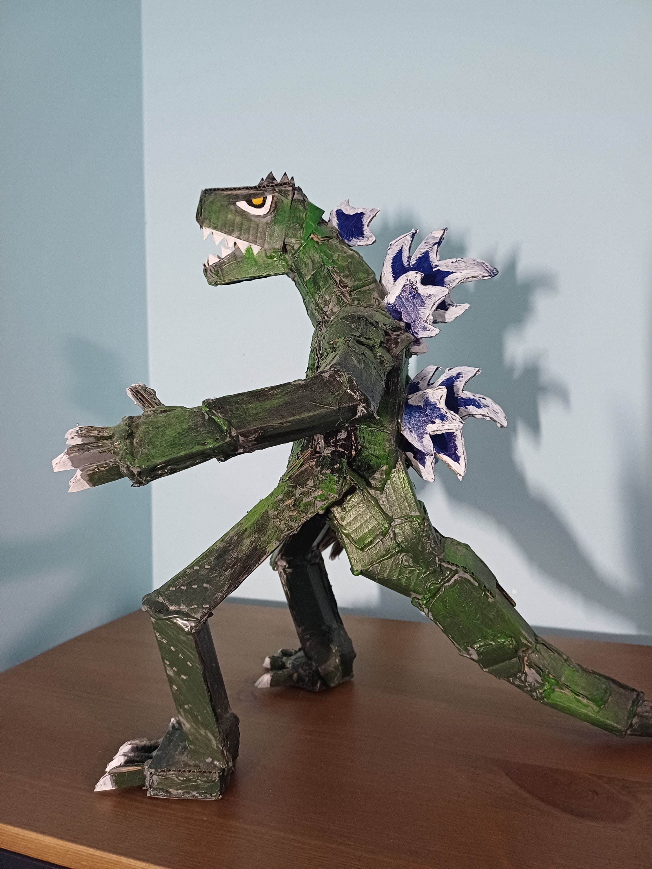 Cardboard Godzilla Statue - Etsy