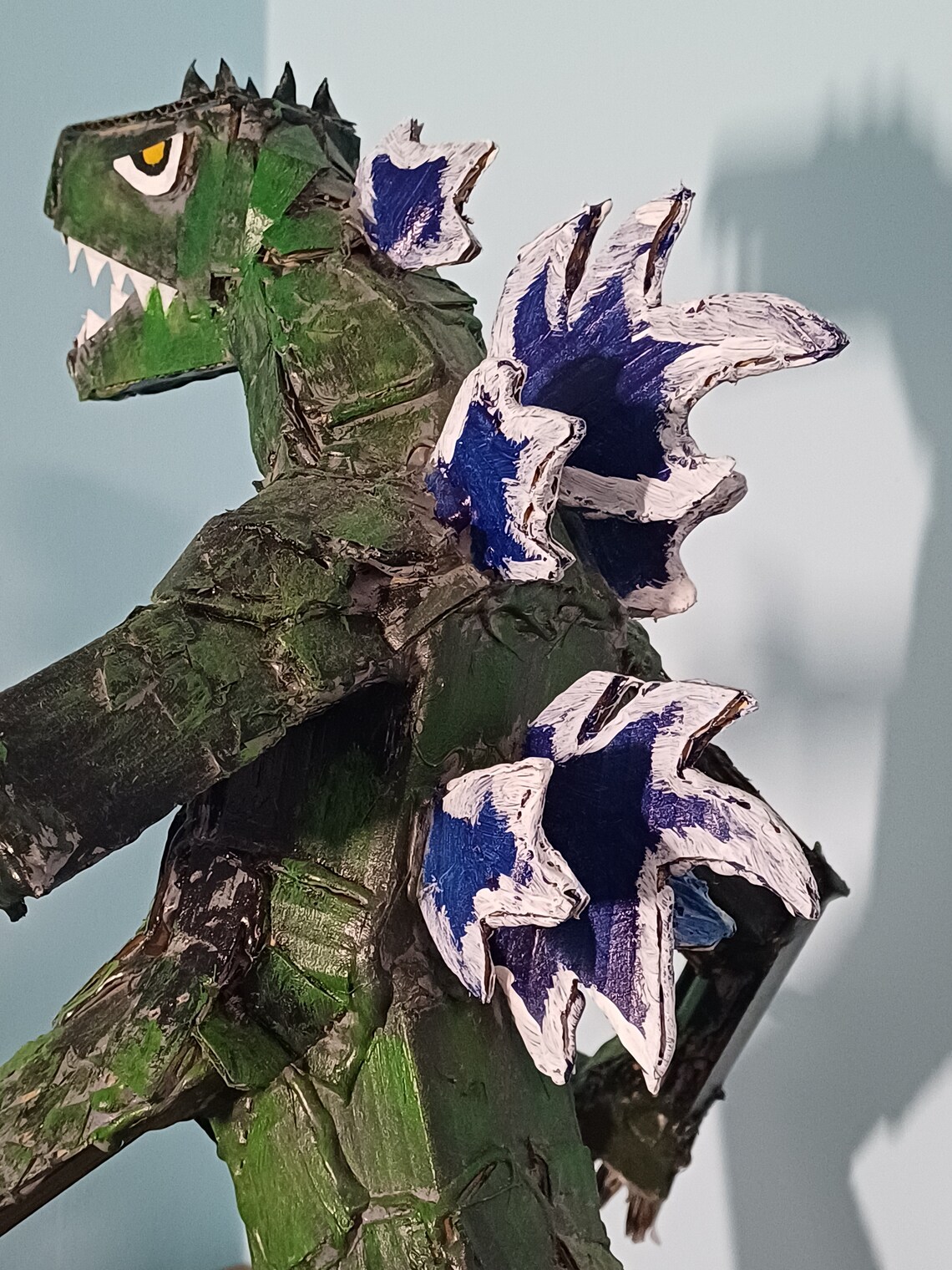 Cardboard Godzilla Statue - Etsy