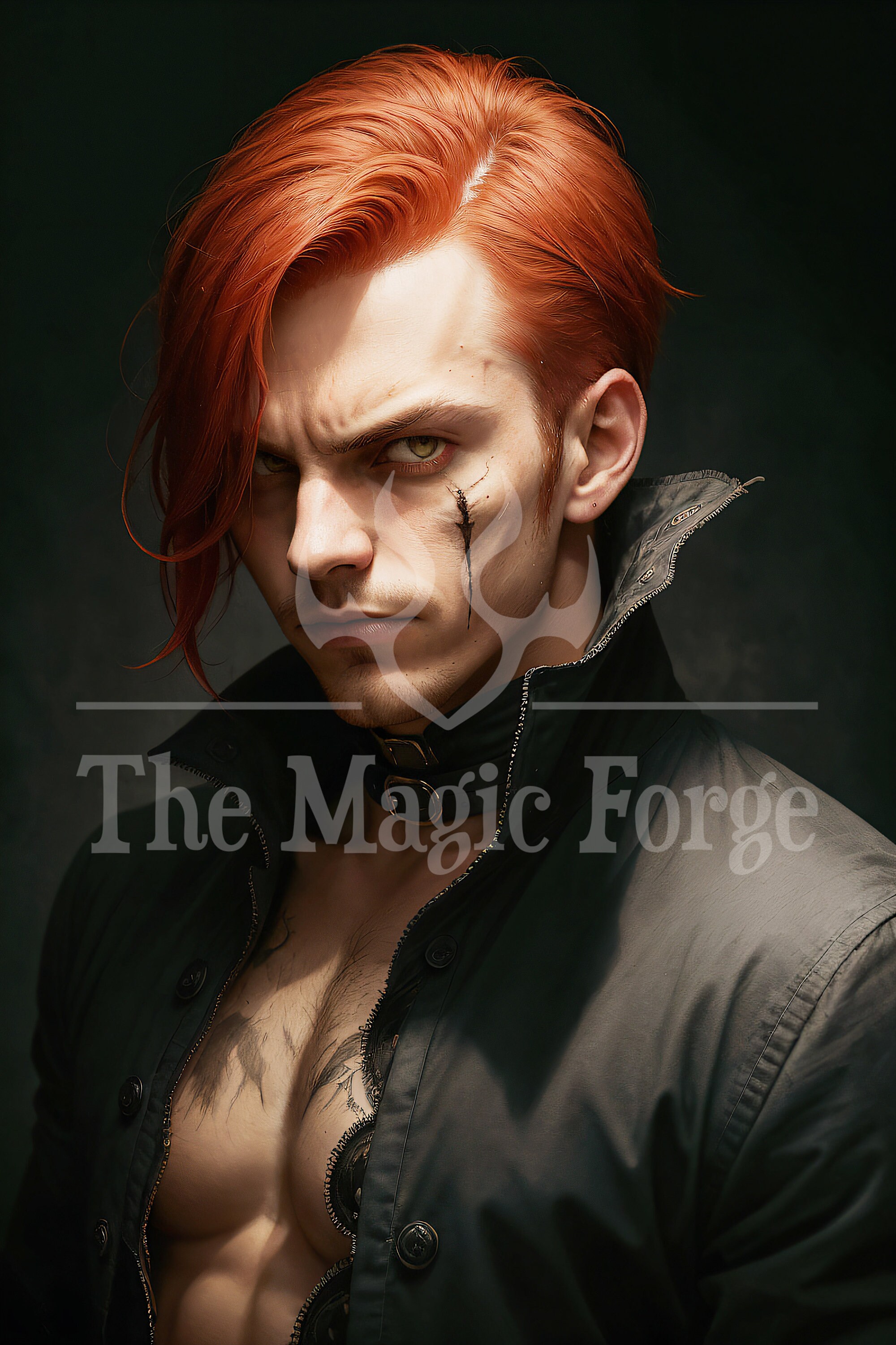 Fantasy RPG Dark Villain Character Portraits Generative AI Digital ...