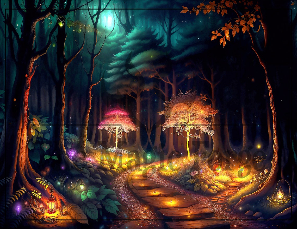 Dreamlike Realms Fantasy Landscapes AI Art Digital Printable - Etsy