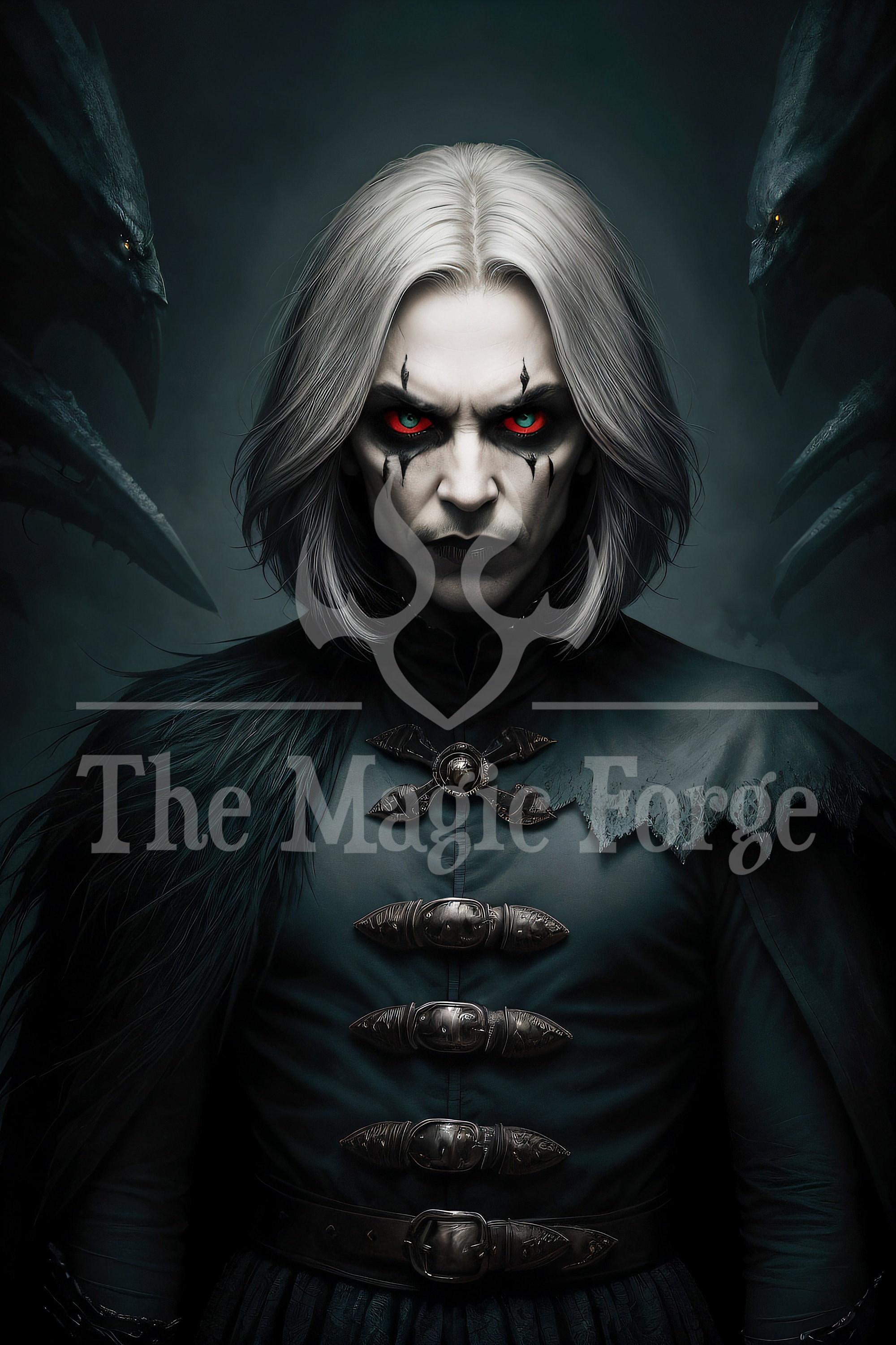 Fantasy RPG Dark Villain Character Portraits Generative AI Digital ...