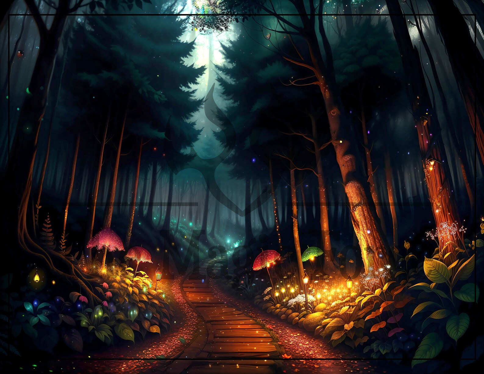 Dreamlike Realms Fantasy Landscapes AI Art Digital Printable - Etsy