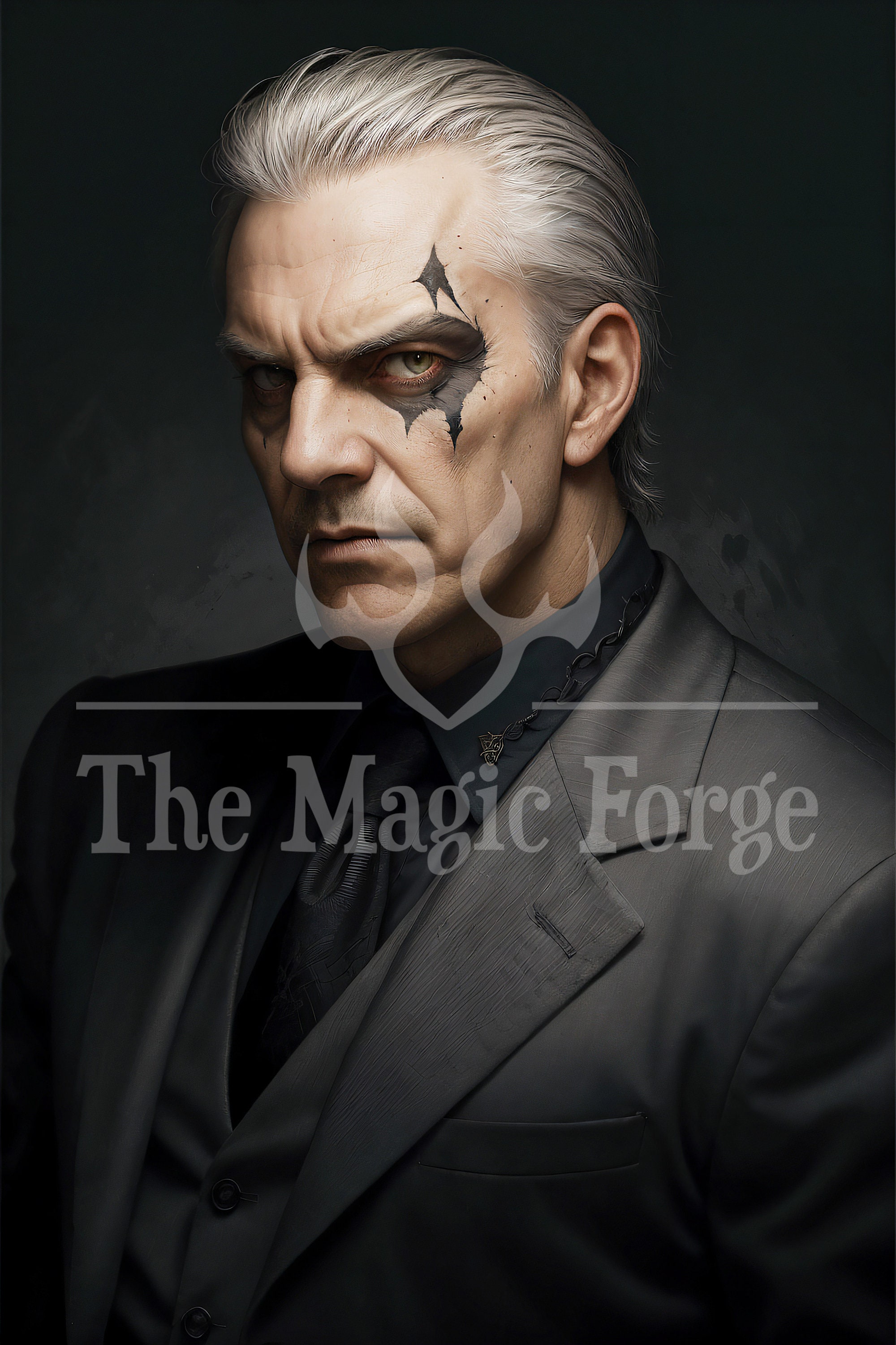Fantasy RPG Dark Villain Character Portraits Generative AI Digital ...