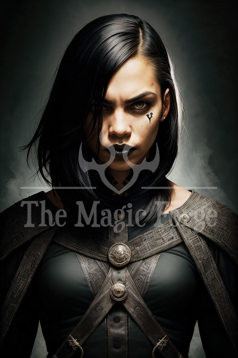 Fantasy RPG Dark Villain Character Portraits Generative AI Digital ...
