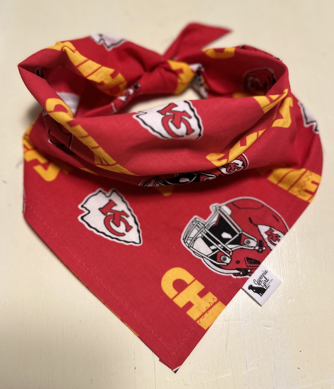 Kansas City Chiefs Dog Bandana - Etsy