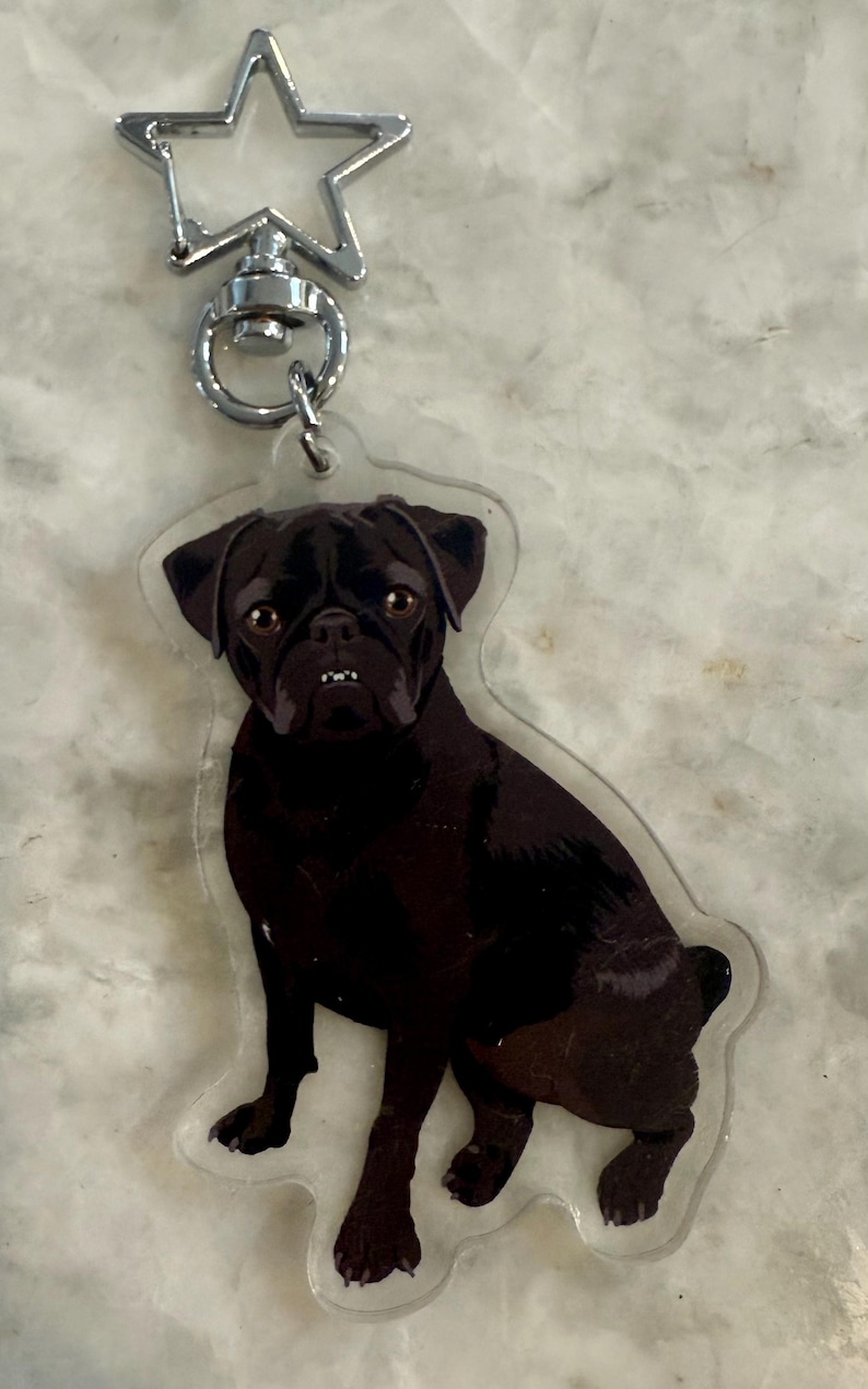 Dog Breed Double Sided Acrylic Keychains - Etsy
