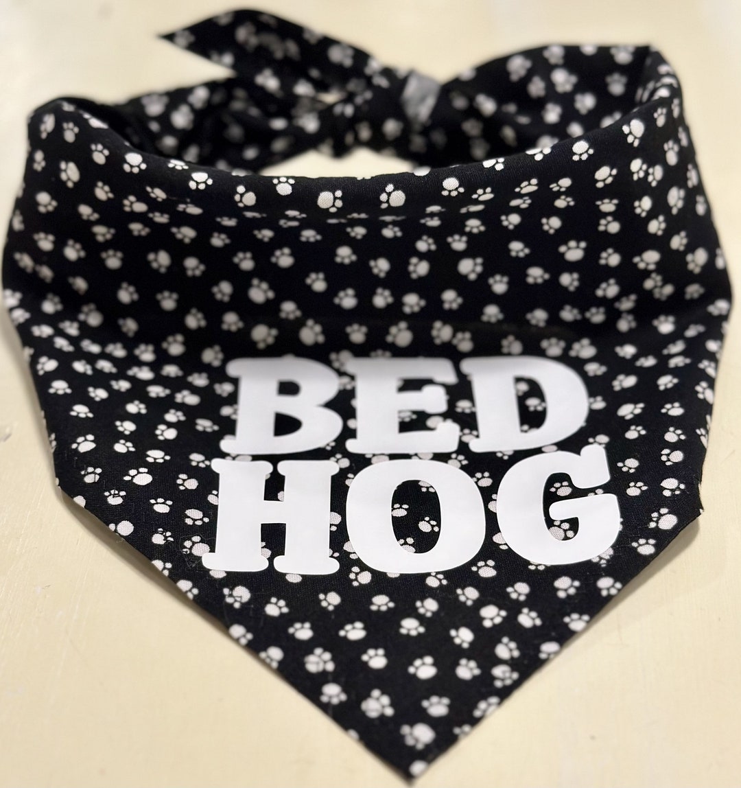 Bed Hog Dog Bandana - Etsy