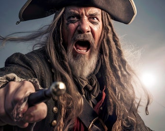 Pirate Captain - Etsy