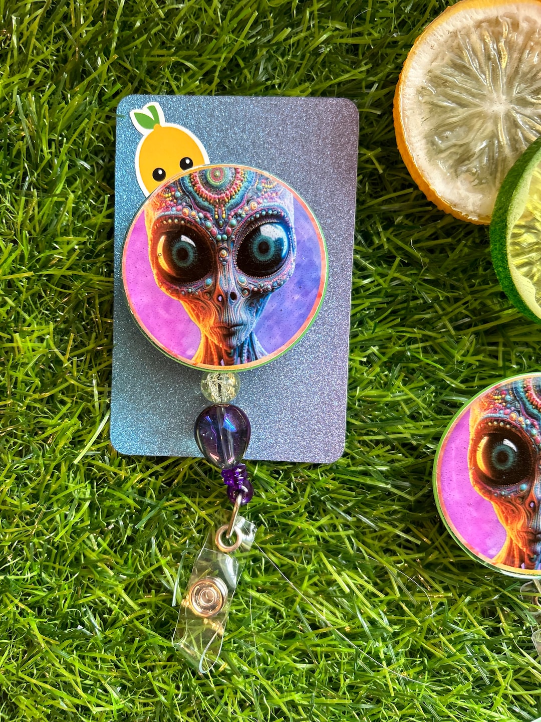 Alien Badge Reel, Glow in the Dark Badge Reel, Badge Reel Nursing - Etsy