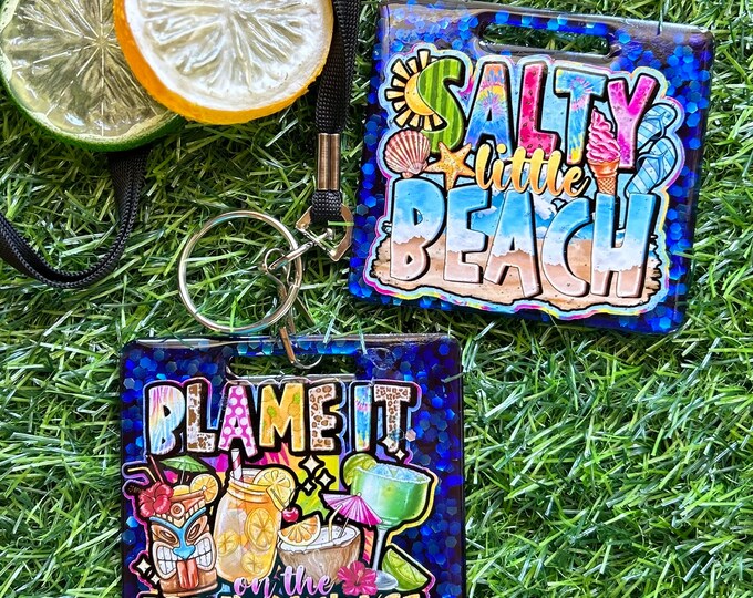 Cruise Ship Key Card Holder With Cruising/beach Decorations. Keep Your ...