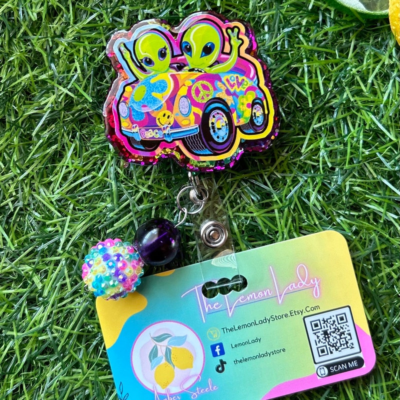 Bling Badge Holder - Etsy