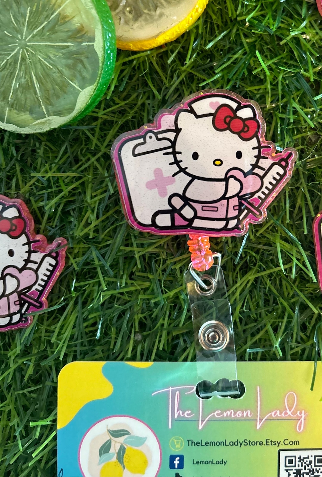 Nurse Kitty Badge Reel, Hello Kitty Badge Reel Nurse - Etsy