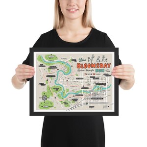 Spokane - Bloomsday Course Map - Framed - Etsy