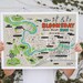 Spokane Bloomsday Course Map Illustrated Digital Print - Etsy