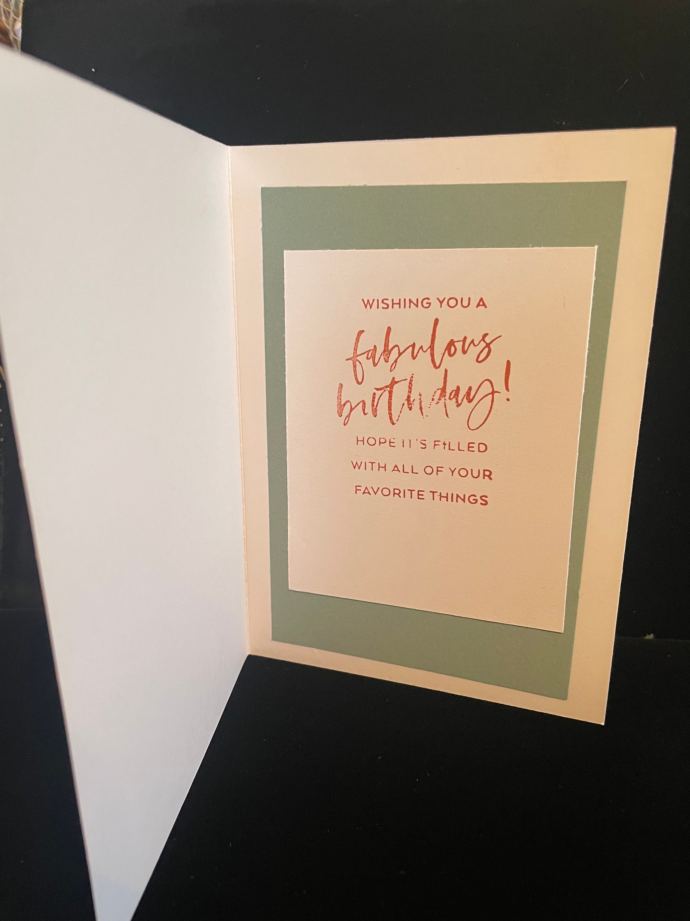 Handmade Birthday Card Etsy