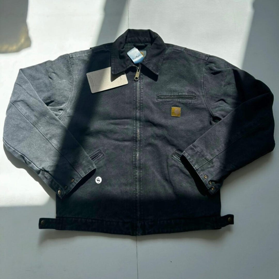 Retro Carhartt J97 Black Detroit Work Jacket - Etsy