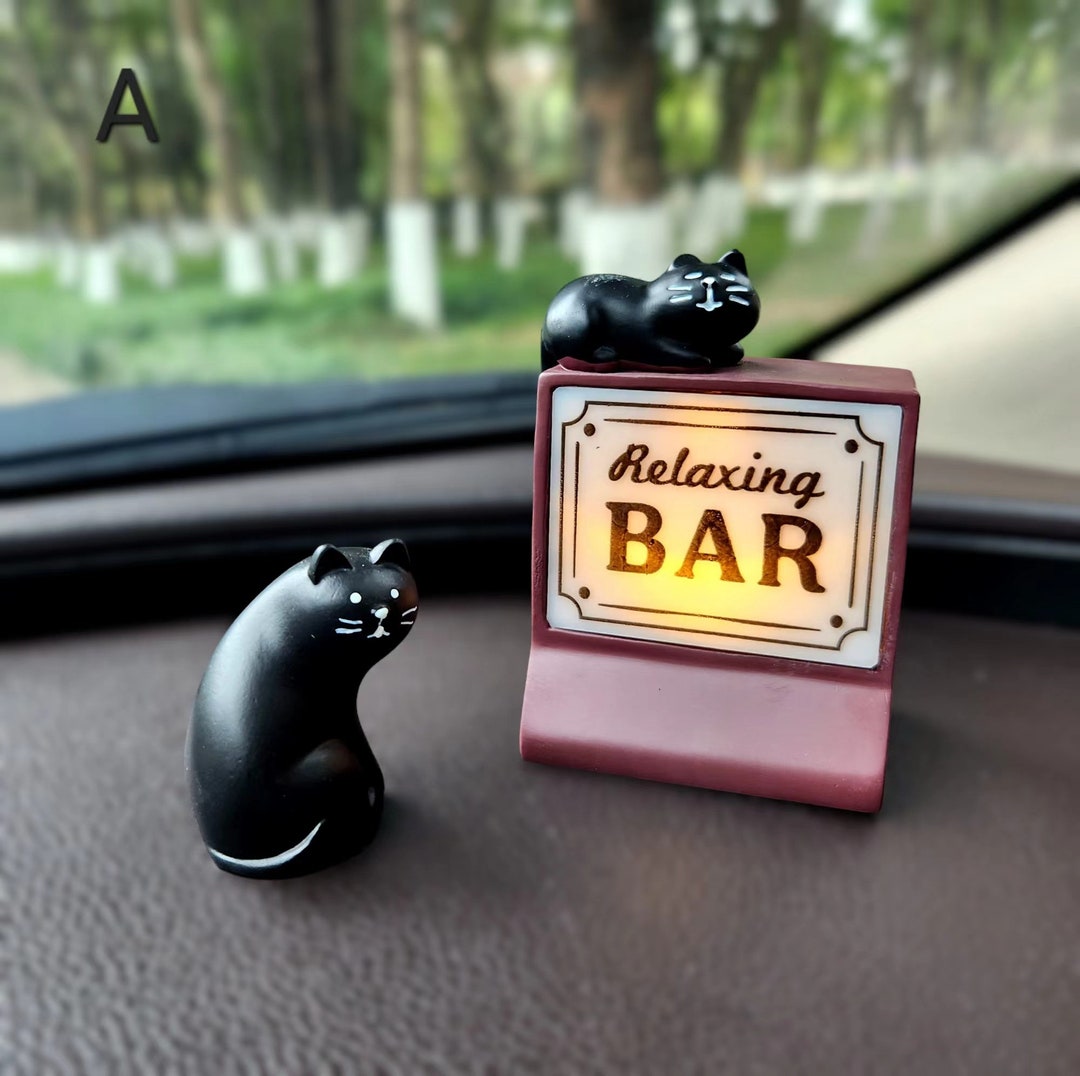 Mini Frog Cat Dashboard Decor Cute Car Accessories for Women Car Charms ...