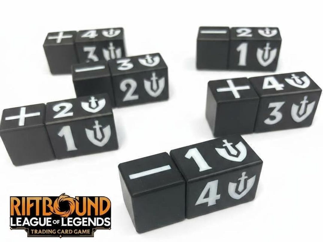 Riftbound Spinning Dice – Magnetic Rotating Dice for TCG Games | Unique ...