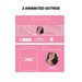 Youtube Branding Kit, Pink and White Girly Design, Editable on Canva ...