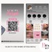 DIY Lip Fillers QR Code Instagram Business Cards Template, Botox, Lips ...