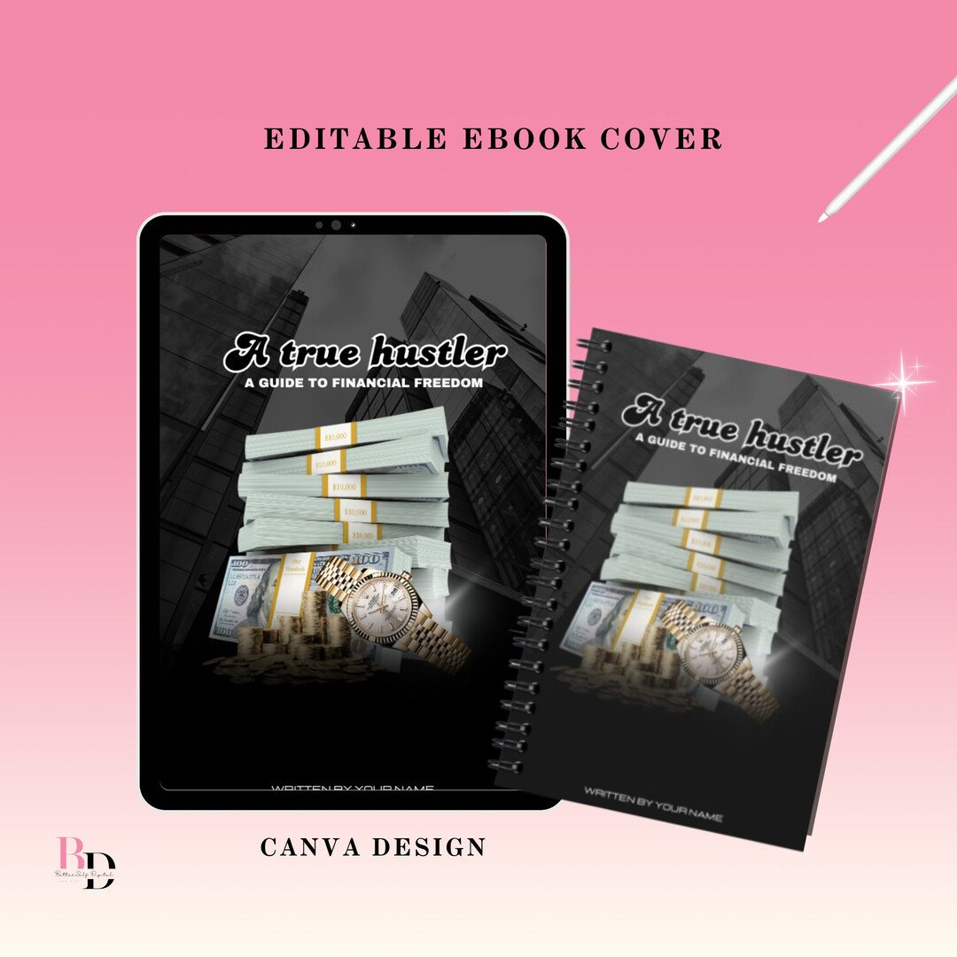DIY Ebook Cover Template, Canva Design, Finances, Boss Babe, 6 Figure ...