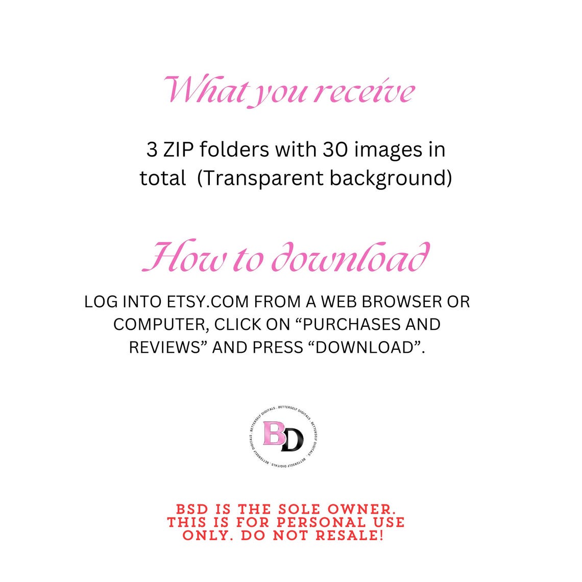 30 Pretty and Girly Glam Graphic Elements, Pink, PNG Files, Instant ...