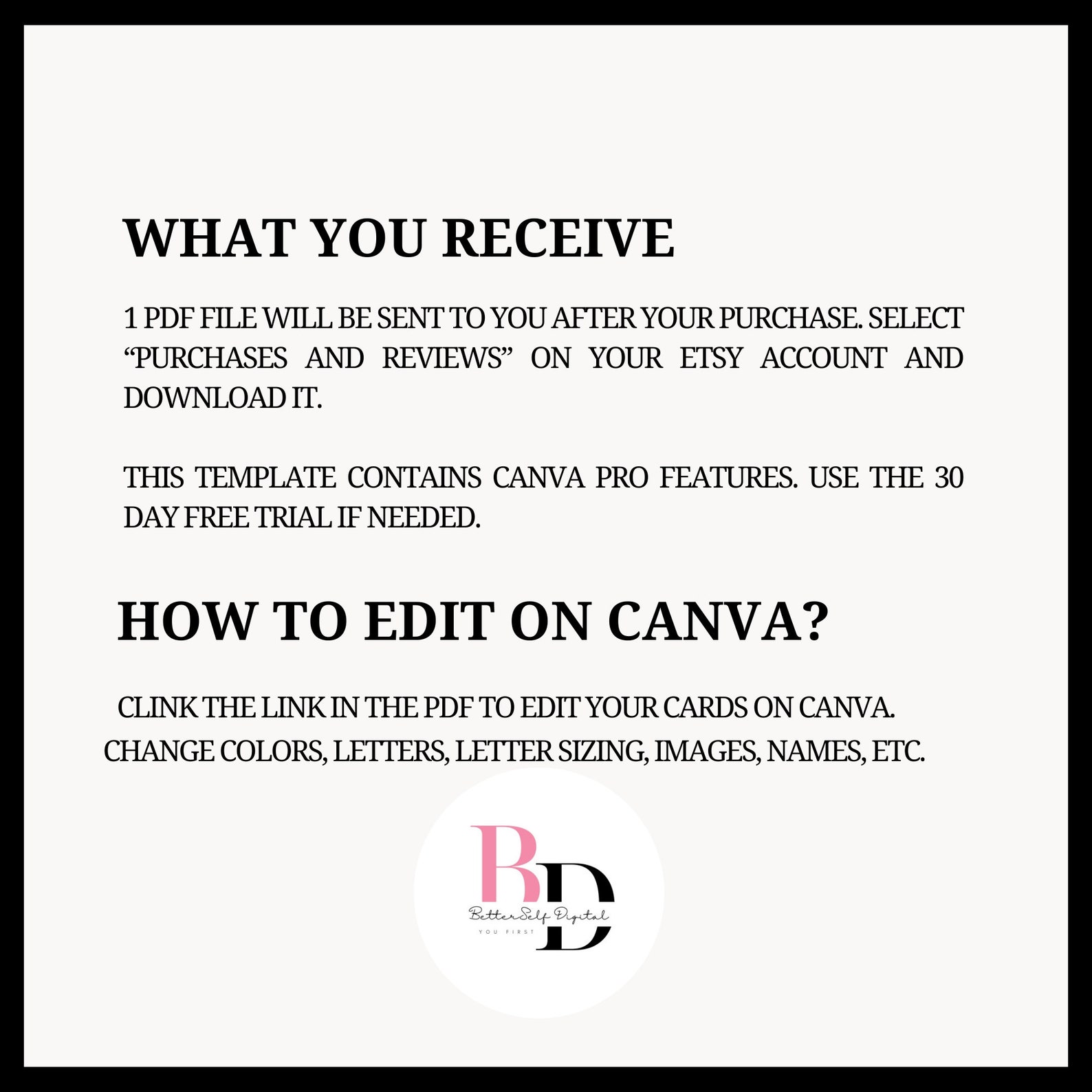 DIY Braider Business Cards, Editable on Canva, White and Pink Graphic ...