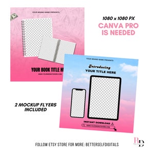 8 Ebook Cover Bundle, Cover Design Template, Mockup Ebook Flyers ...