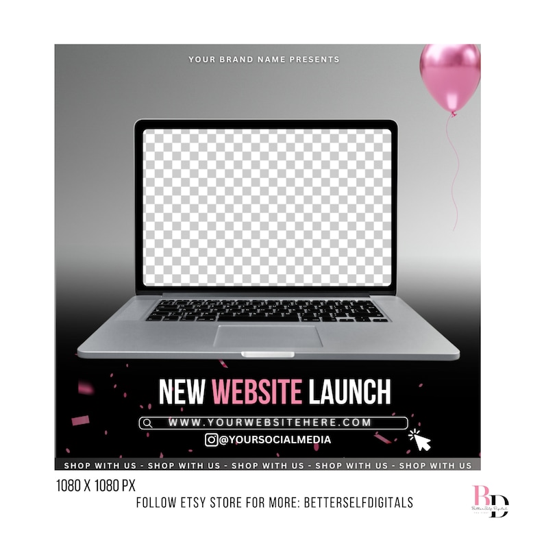 DIY New Website Launch Flyer, Announcement, Website Coming Soon ...