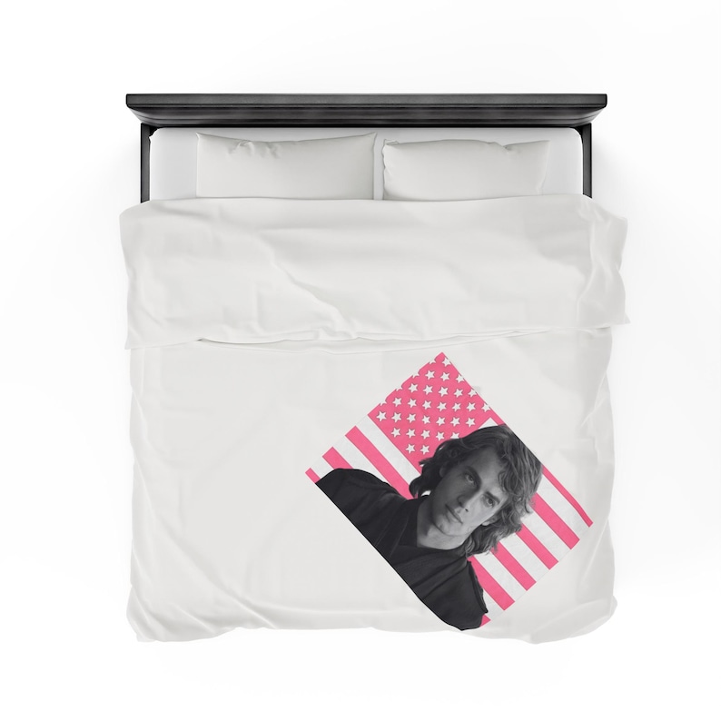 SW Anakin Skywalker Velveteen Plush Blanket - Pink American Flag Funny ...