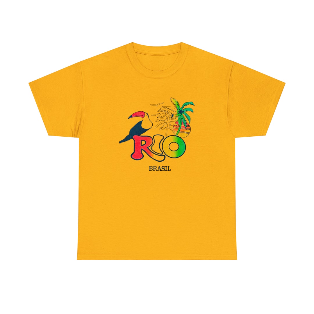 Vintage Rio Brasil T-shirt Rio De Janeiro Tee South America - Etsy UK