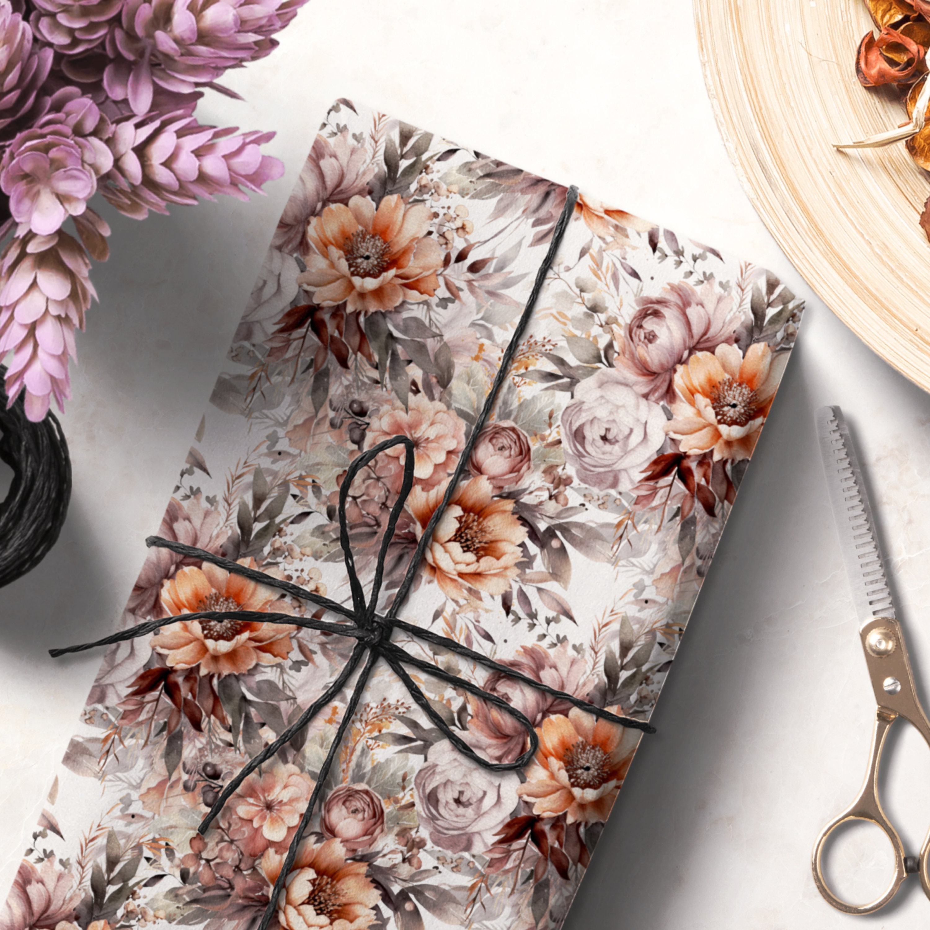 Watercolor Flowers Clipart PNG, Boho Floral Clip Art, Flower Bouquets ...