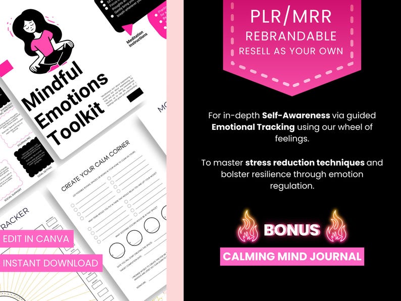 Emotional Wellness Printable: Feelings Wheel PDF for Mental Health ...