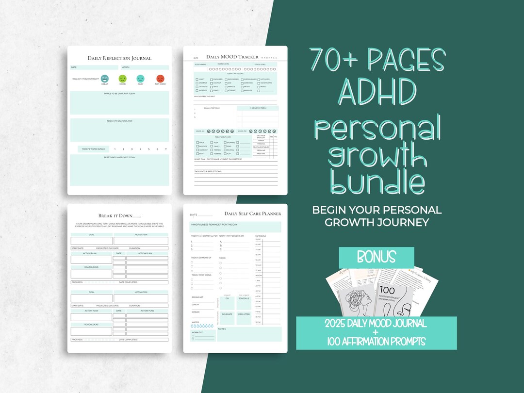 Self-care Digital Products | Neurodivergent Women's Ultimate Planner ...