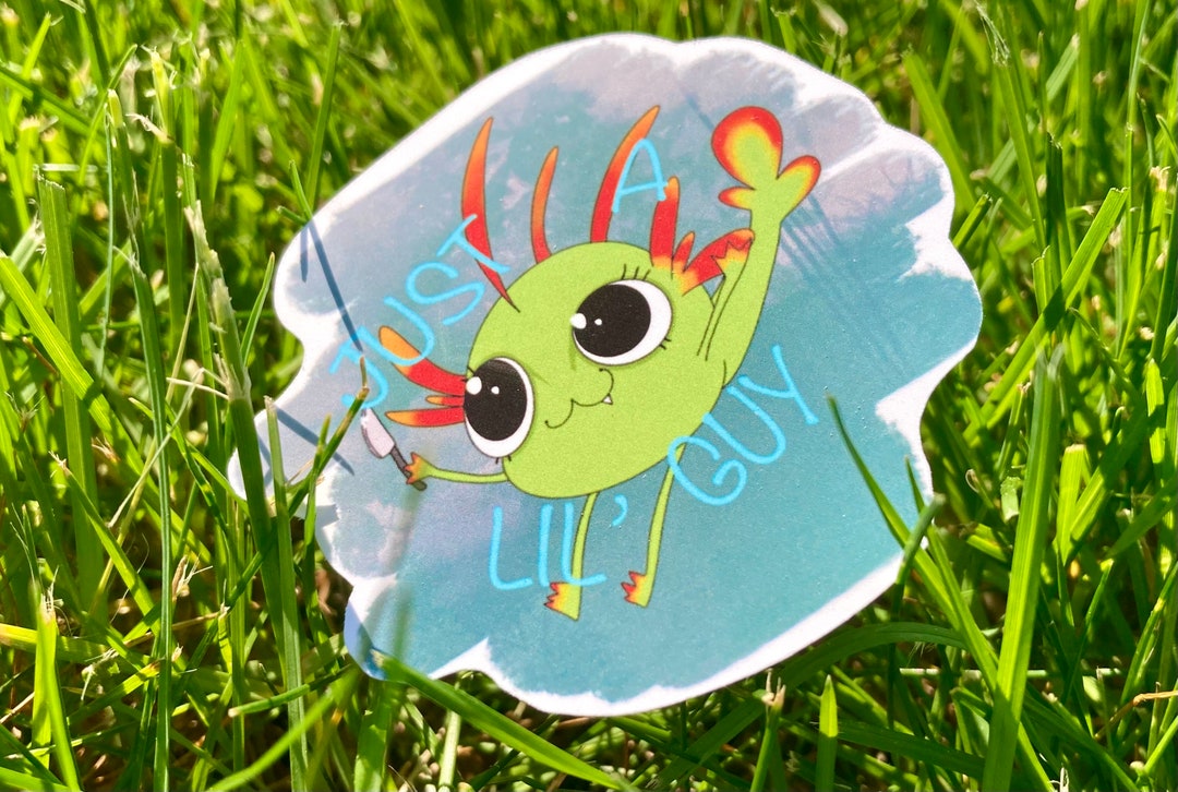 Just a Lil' Guy Murloc Sticker- Die Cut Sticker- Vinyl Sticker - Etsy