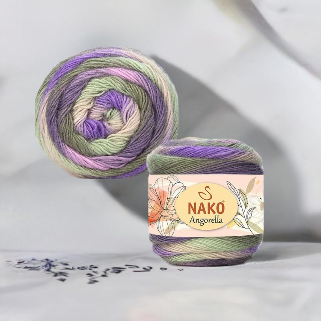 Nako Angorella Yarn Fine Angora Blend for Lightweight Shawls Elegant ...