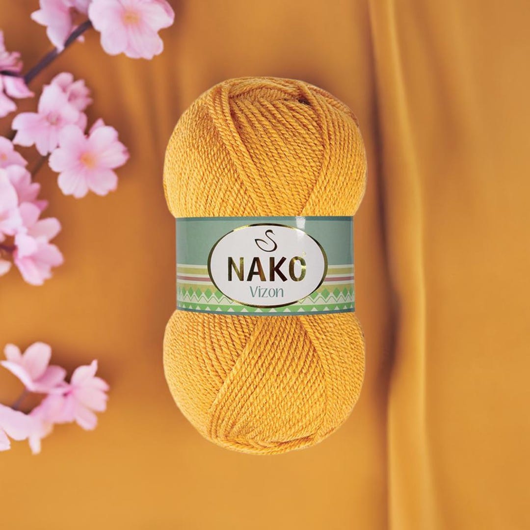 Nako Vizon Soft Durable Yarn for Everyday Knitting and Crochet Projects ...