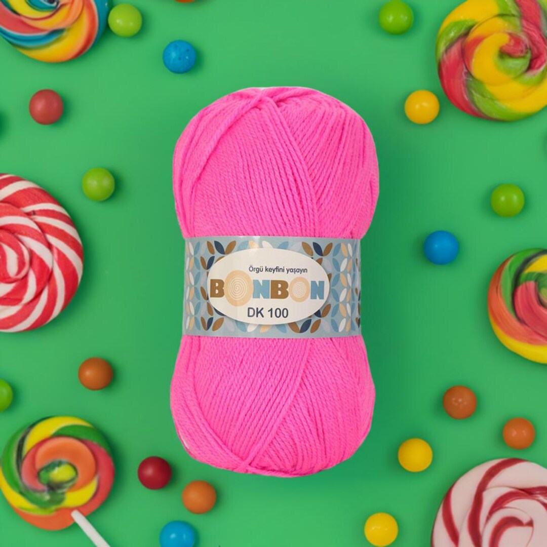 Nako Bonbon DK Yarn Double Knit Acrylic Yarn for Lightweight Garments ...