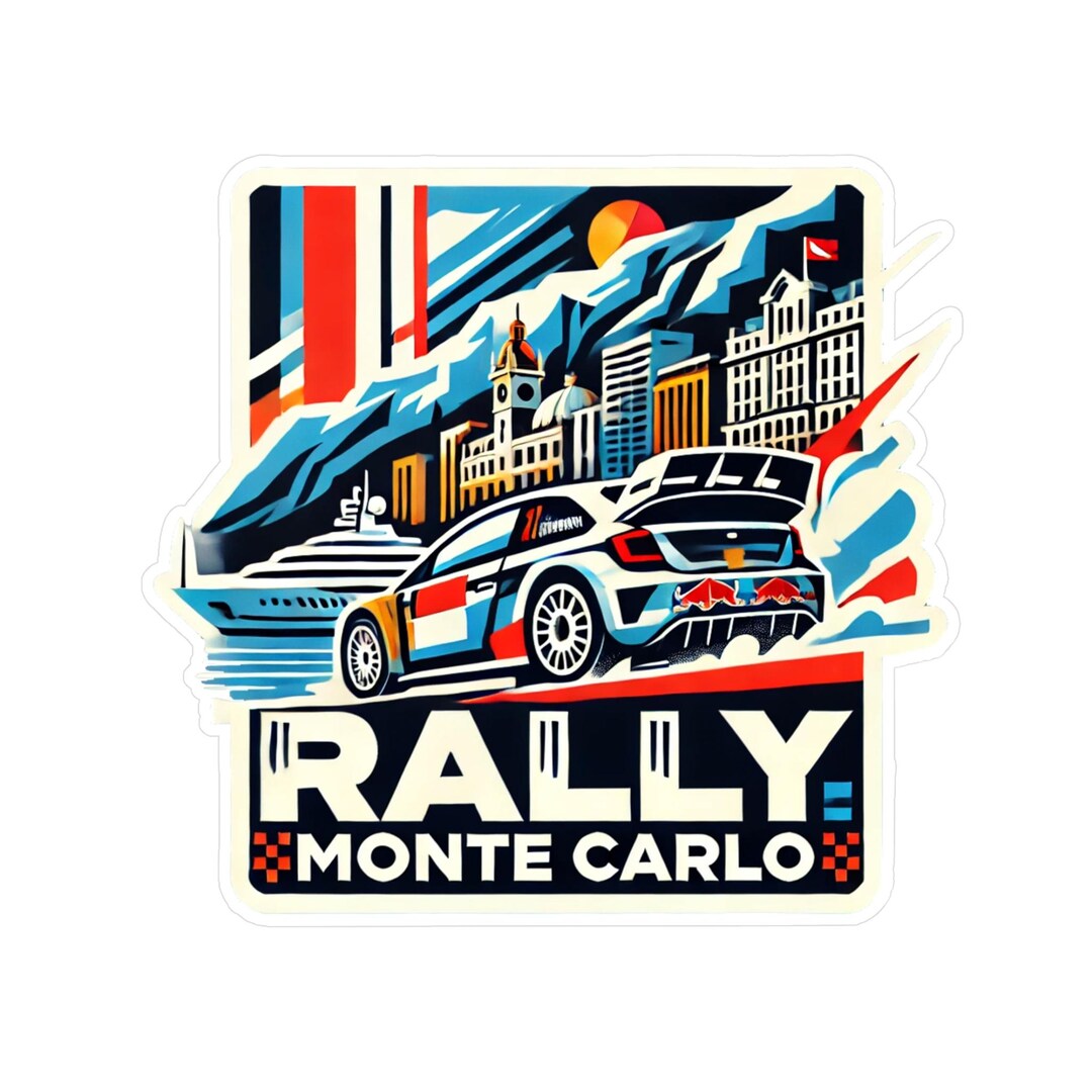 Rally Monte Carlo Sticker – Iconic Rally Series - Etsy