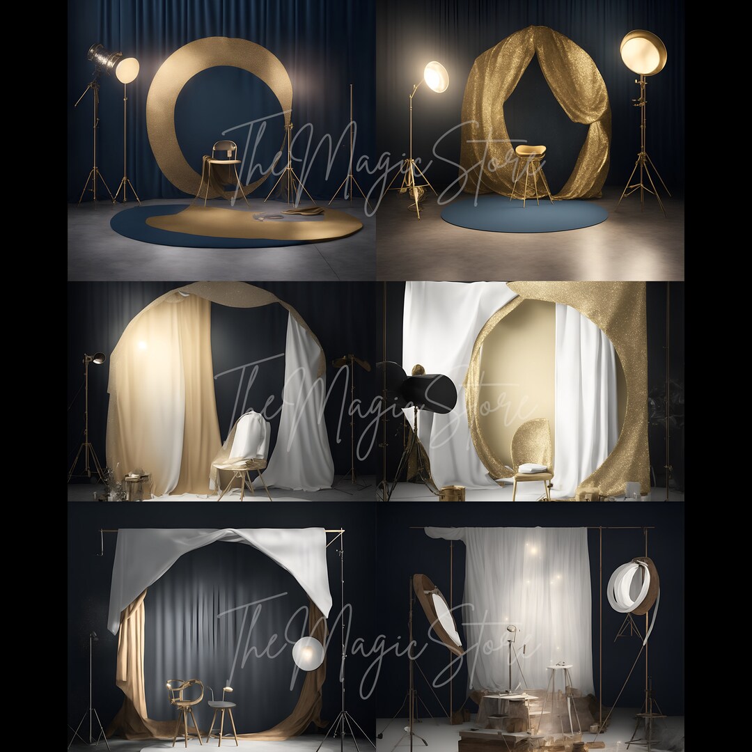 High Fashion Model Photoshoot Backdrops Digital Model - Etsy