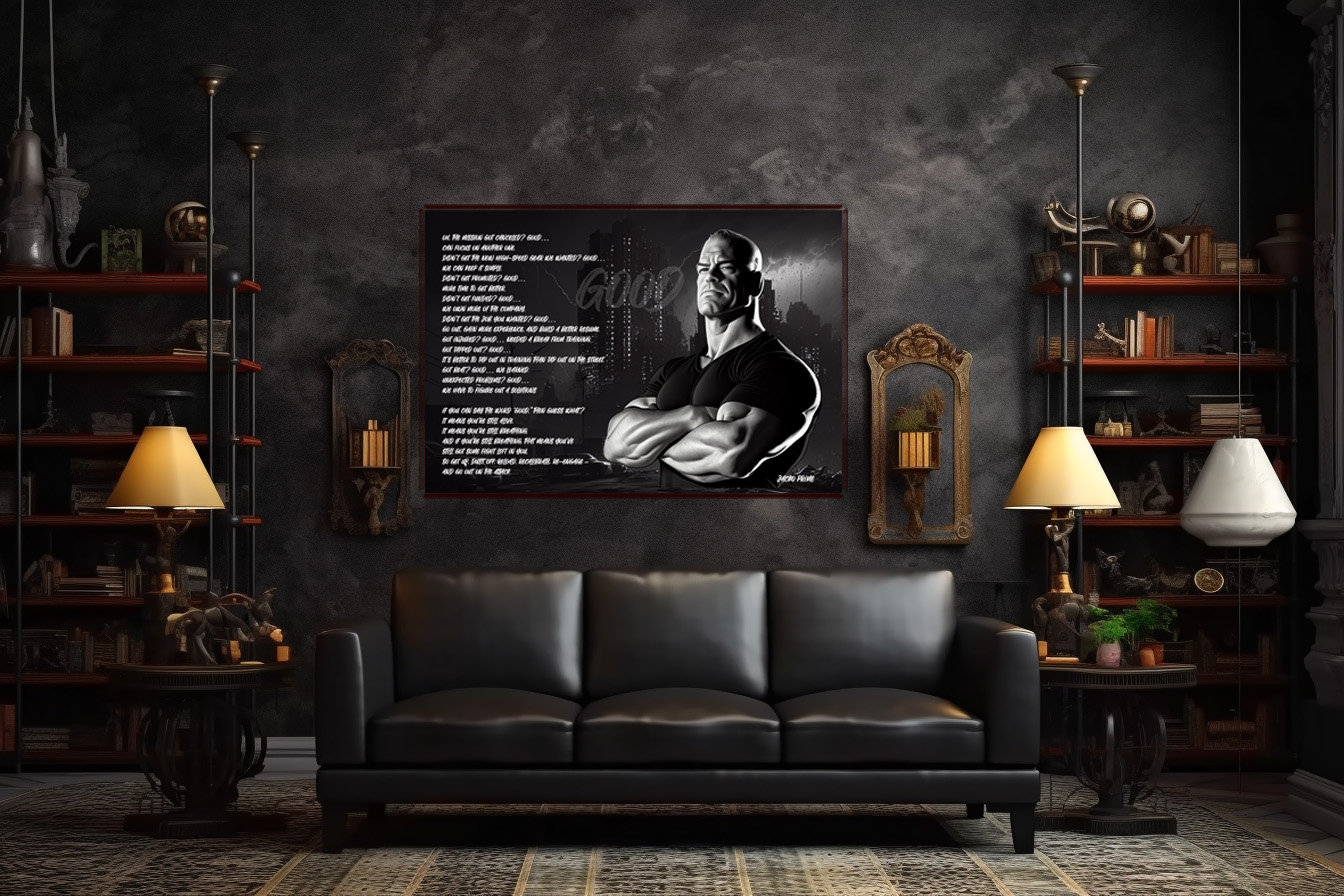 Jocko Willink Motivational Canvas: Embrace the Good in Bad - Inspiring ...