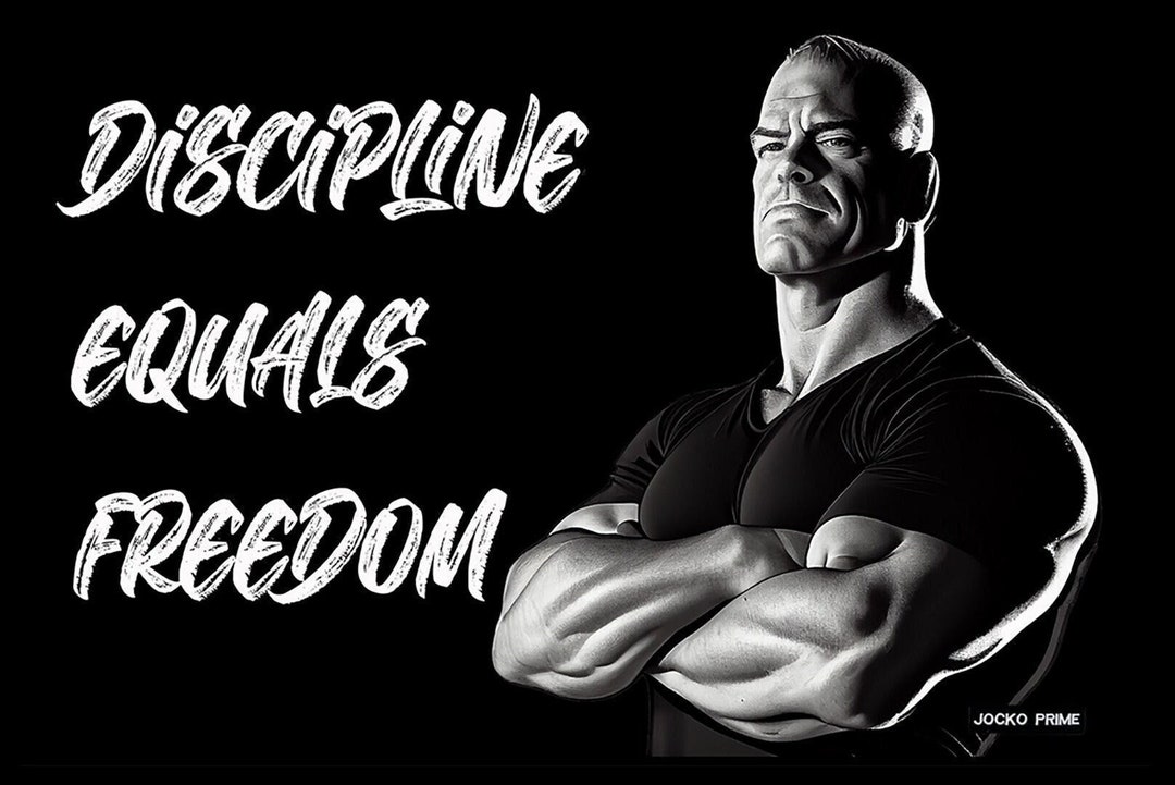 Warrior's Manifesto: Jocko Willink Discipline Equals Freedom Canvas Art ...