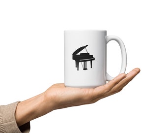 Personalized Grand Piano Mug Pianist Gift Piano Lover Gift Piano ...