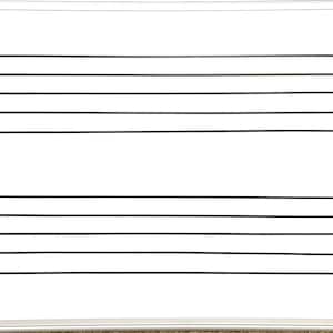 Music Staff Magnetic Board - Etsy