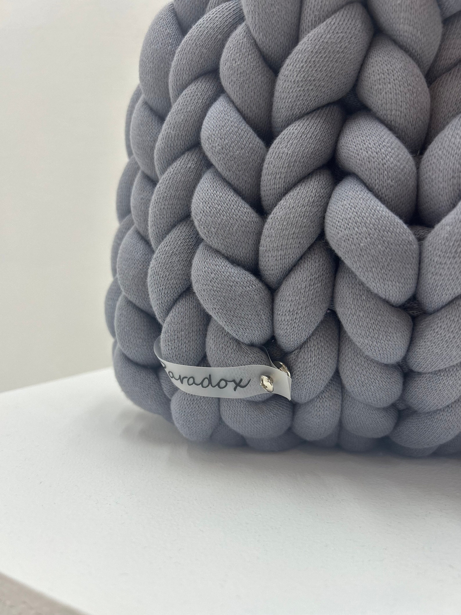 Big Yarn Bag, Chunky Knit Bag, Knit Bag, Puffer Bag, Handmade Bag - Etsy